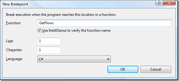 Debugging W3WP with “Attach to Process”